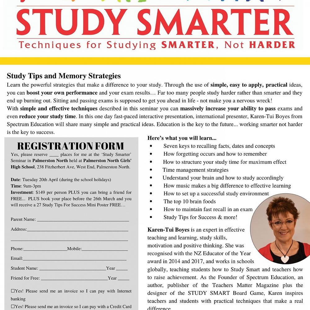 Study Tips and Memory Strategies Workshop