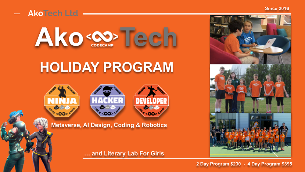 AKOTECH CodeCamps October School Holidays - FREE PRIZE & EARLY DISCOUNTS