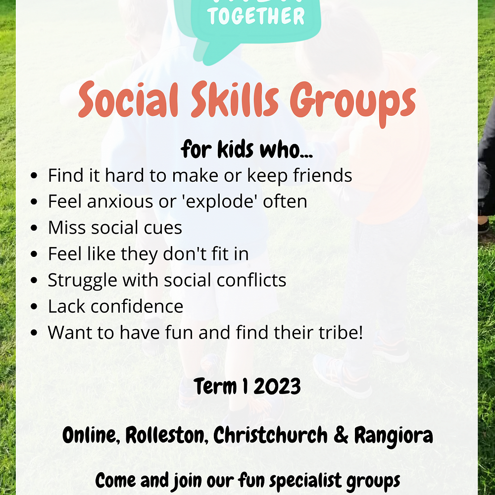 Term 1 ENROLLING NOW | Social Skills Groups | Talk Together