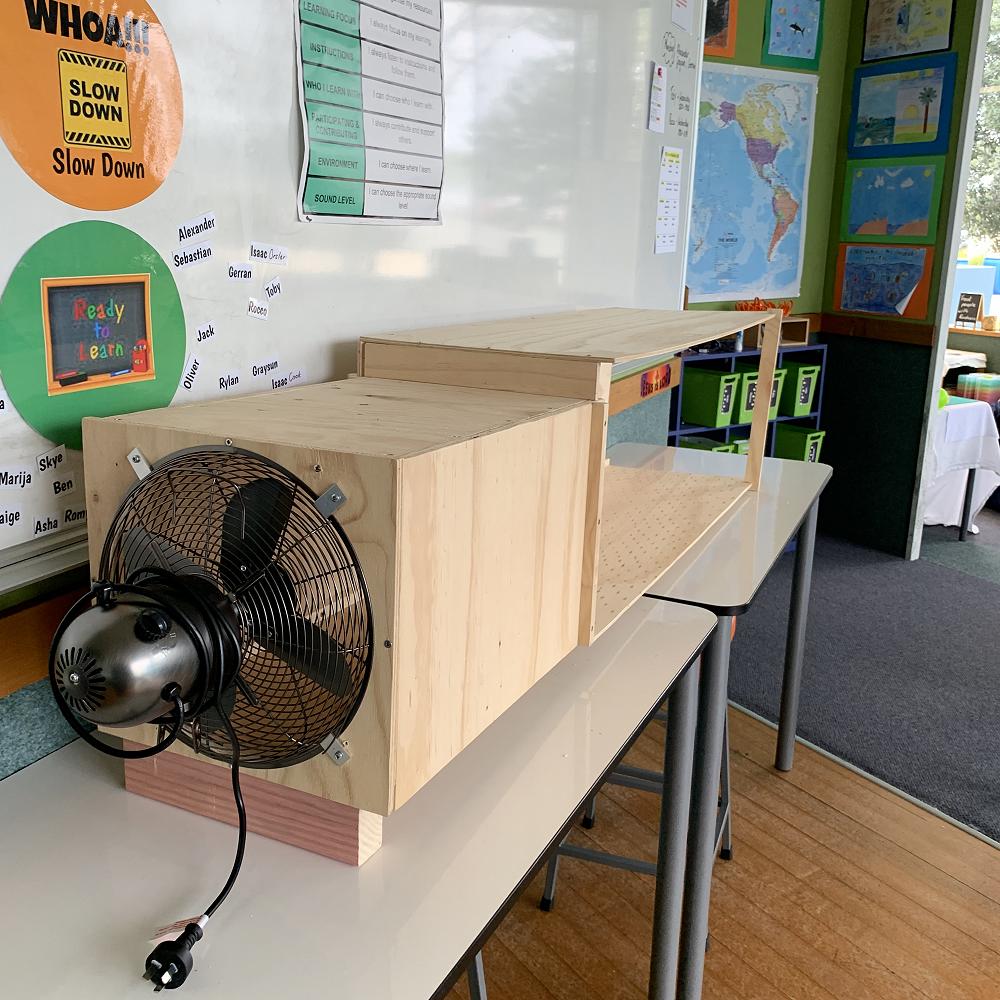 After using the wind tunnel for modelling, our senior students tried ...