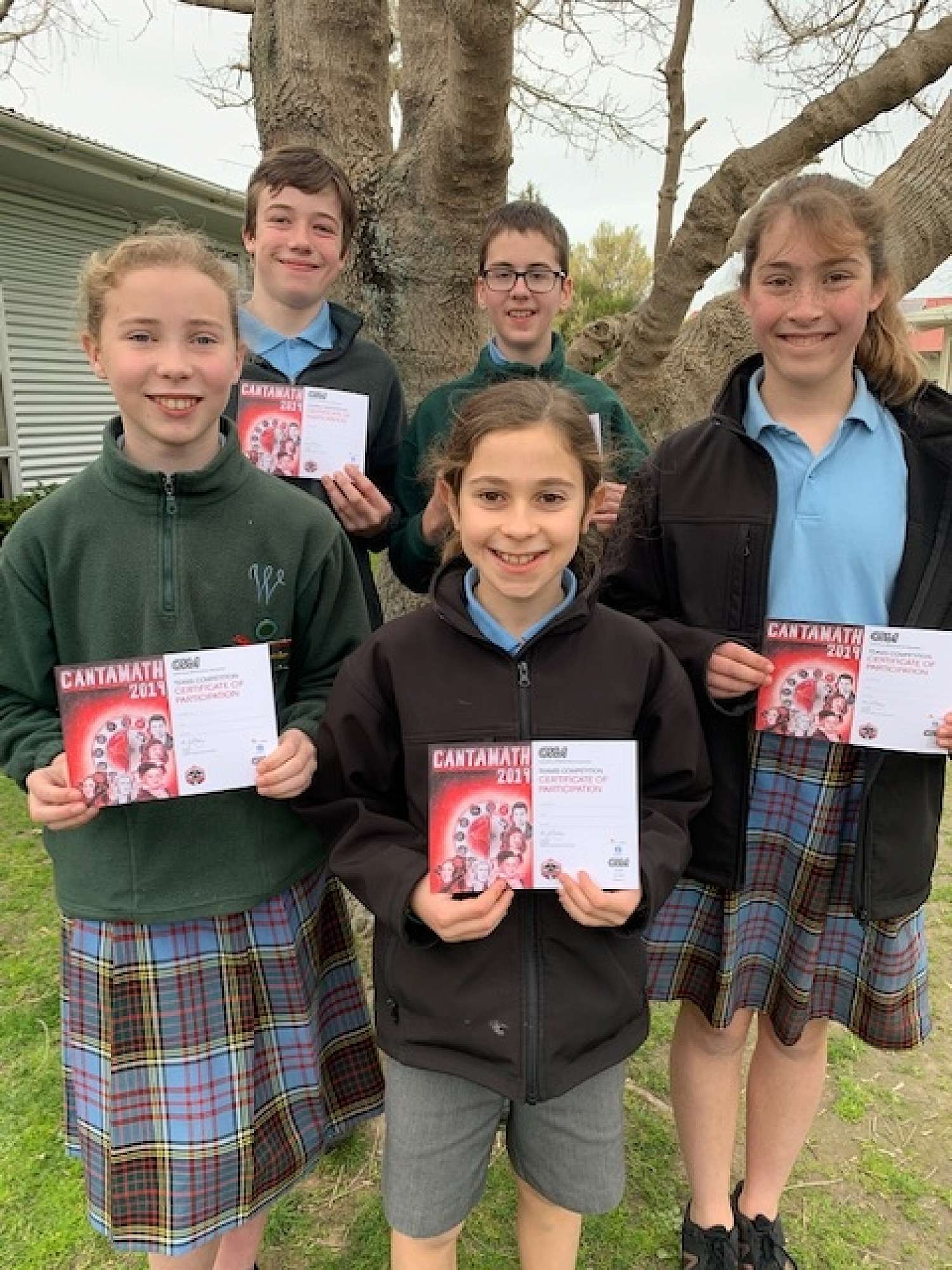 Great results at this year's Cantamath competition