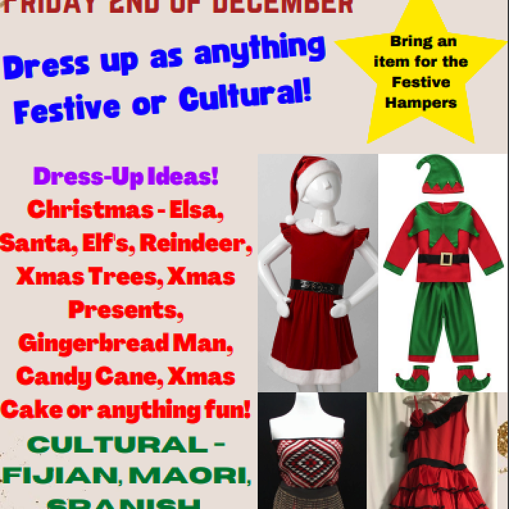 School Council - Festive Dress-up Day & Festive Hamper Raffle Items 2022