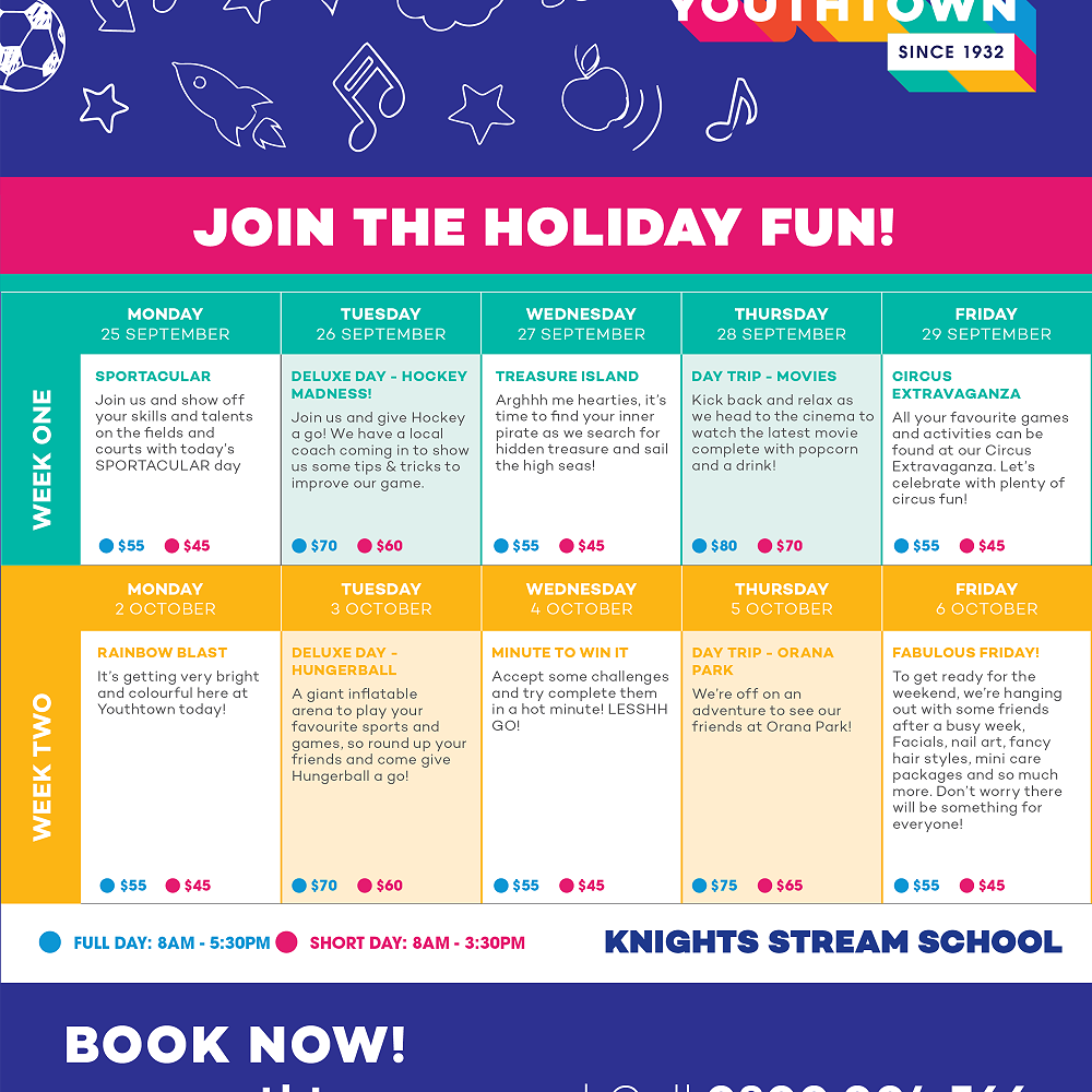 Youthtown School Holiday programme