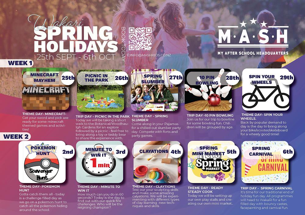 MASH Spring Holiday Programme