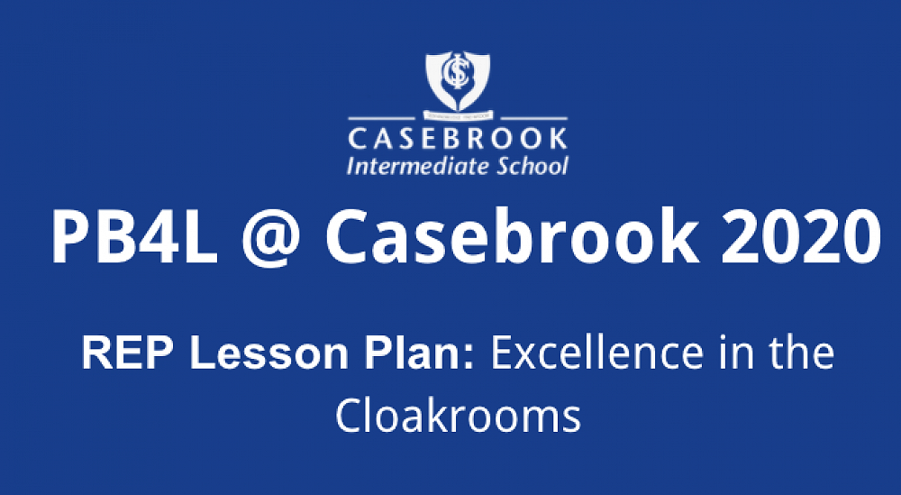 Demonstrating Excellence in the Cloakrooms! — Casebrook Intermediate ...