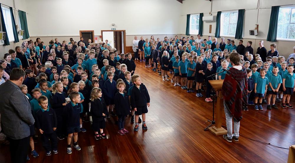 Kia ora from Fernside School.