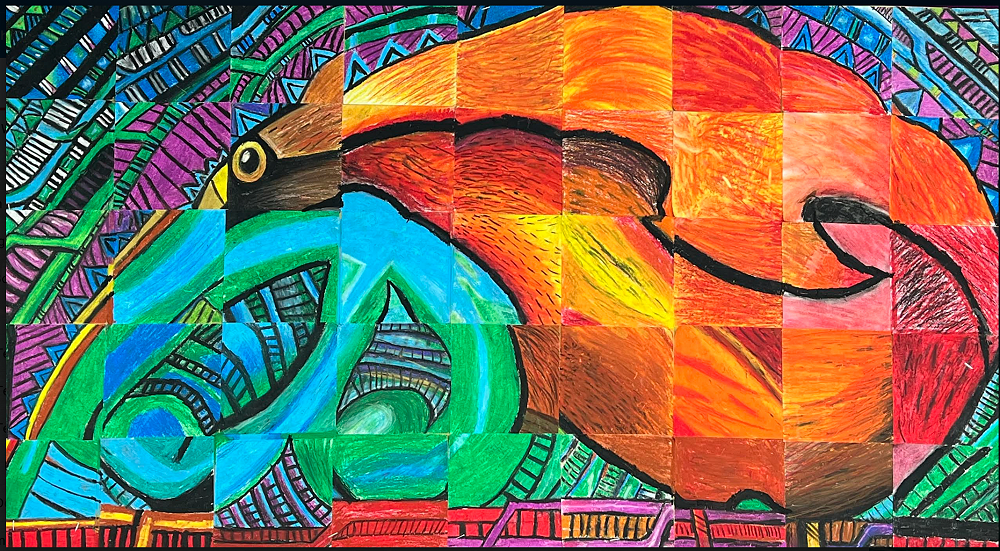 Rūma Rua Tekau has been working on a collaborative piece of art ...