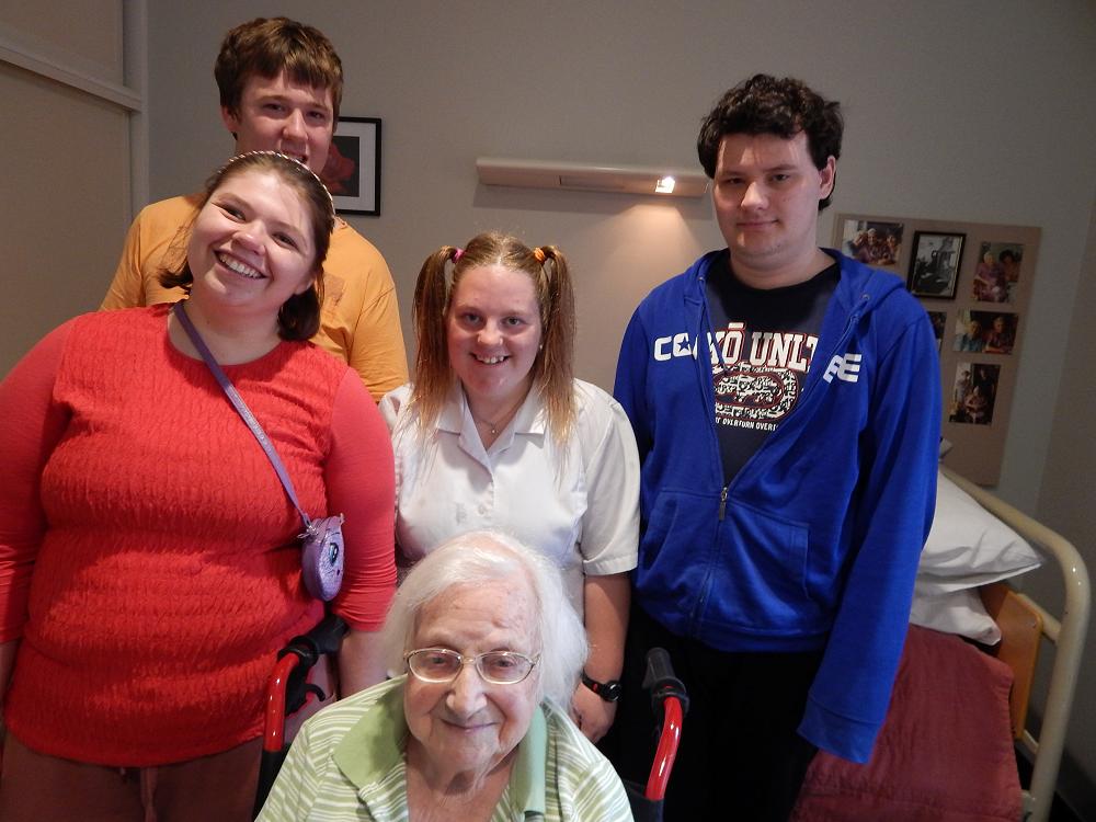 Upland students at work and play