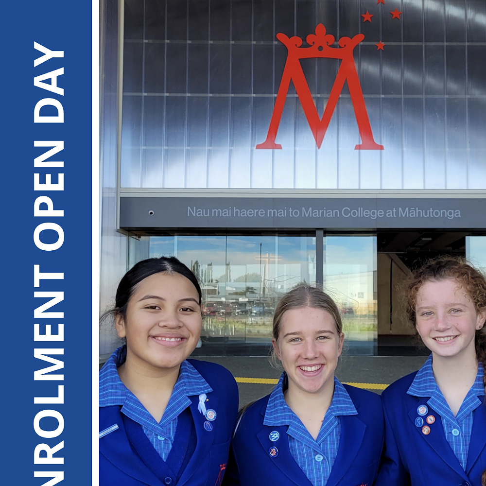 Marian College Enrolment Open Day — Newsletter - 9 May 2024