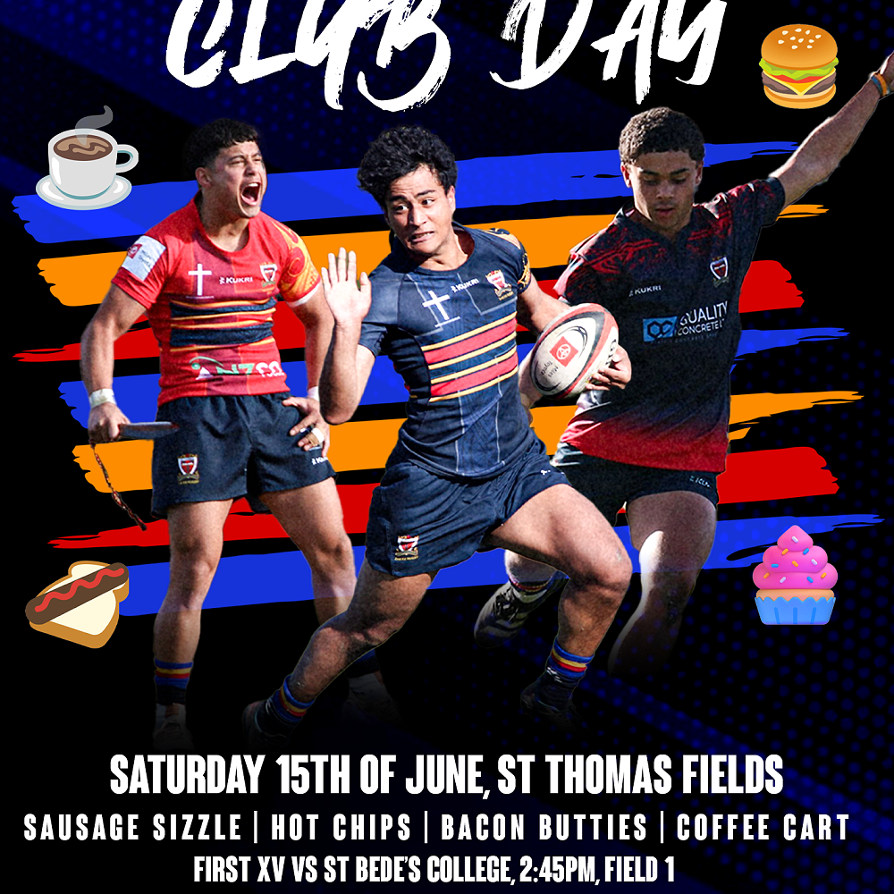 STC Rugby Club Day - Saturday 15 June — Panui / Newsletter - 7 June 2024