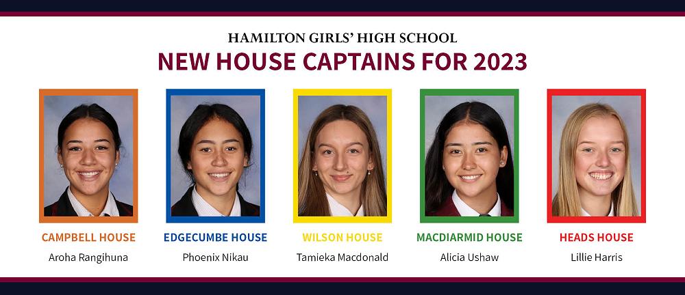 HGHS House Captains 2023