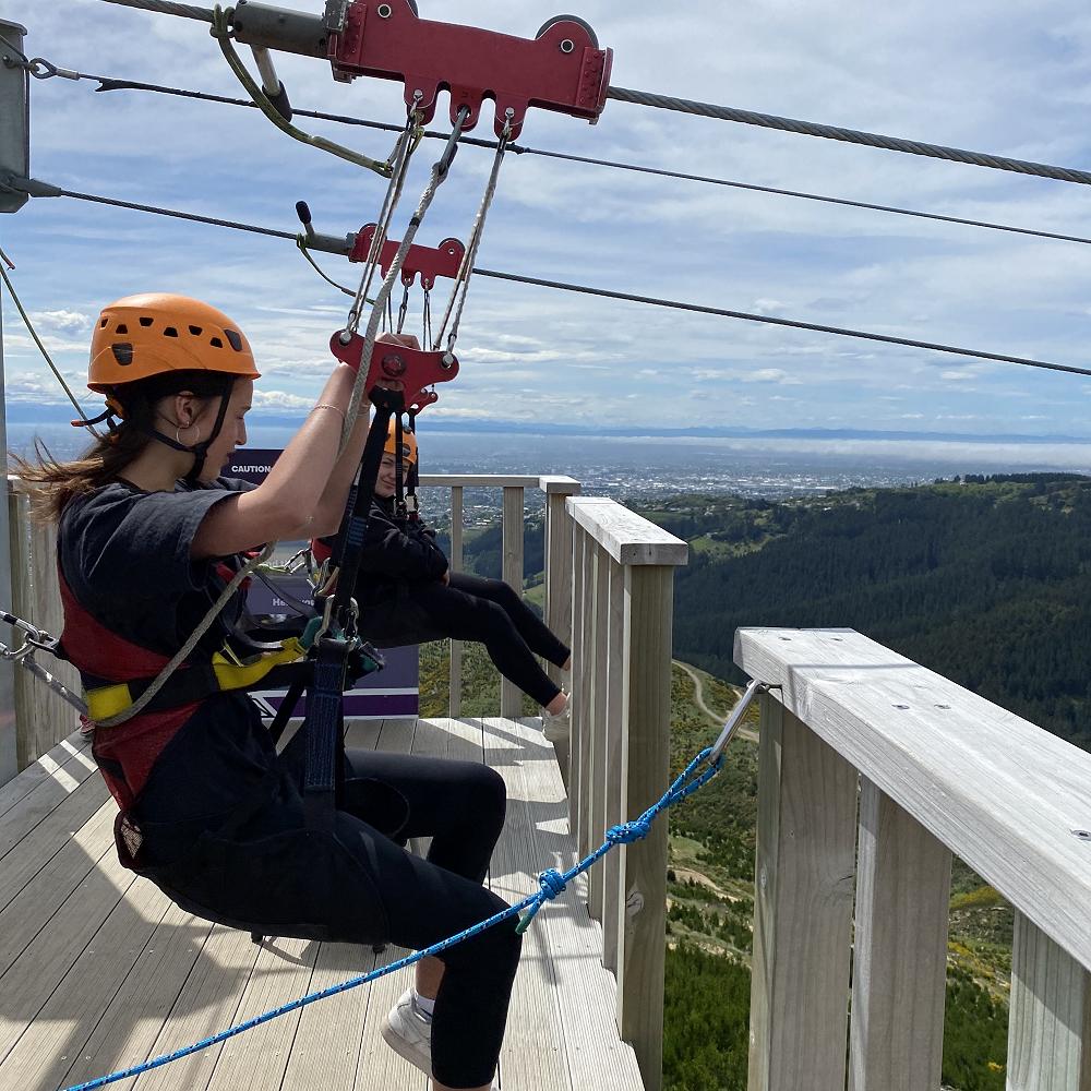 Tourism's First Zip Line Adventure — 2020 Yearbook