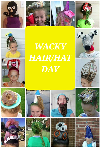 Wacky Hair/Hat Day - Friday 4th August 2023