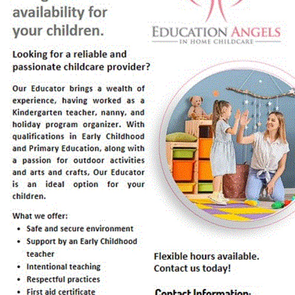 EDUCATION ANGELS - Vacancy available — NEWSLETTER - 17 JUNE 2024
