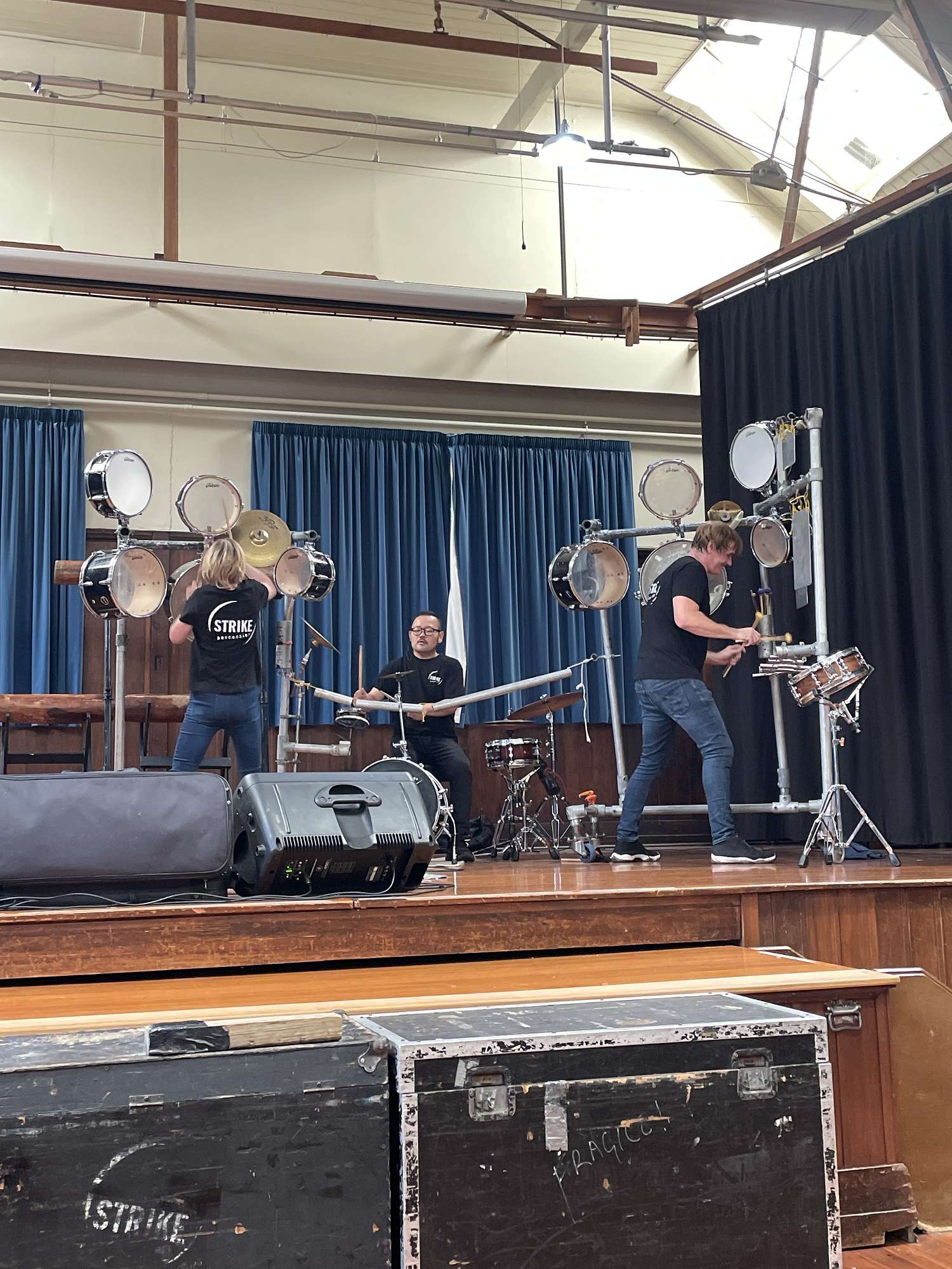Strike Band a “hit” with the Junior School and Year 7 and 8 students.
