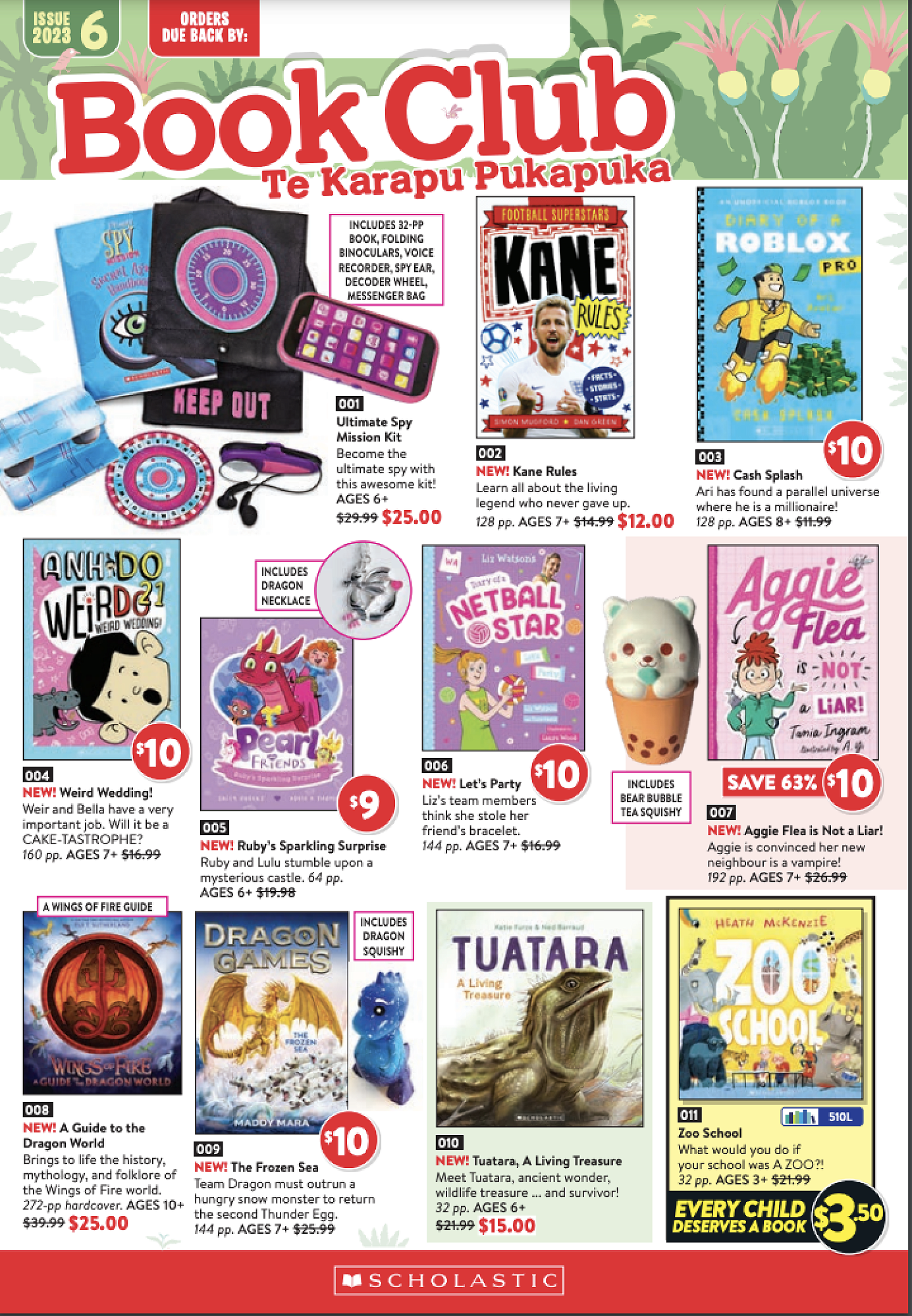 Scholastic Book Club Issue 6