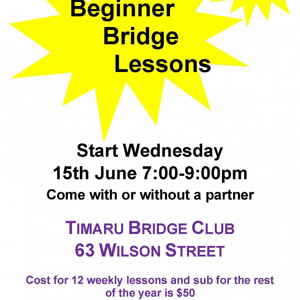 Would you like to learn how to play Bridge?