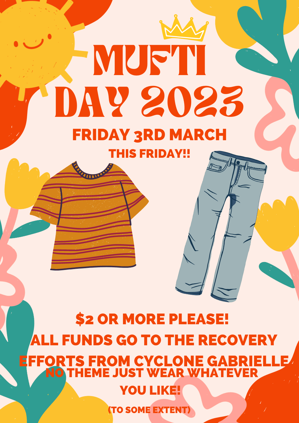 Mufti Day To Support The Recovery From Cyclone Gabrielle | Tahuna ...