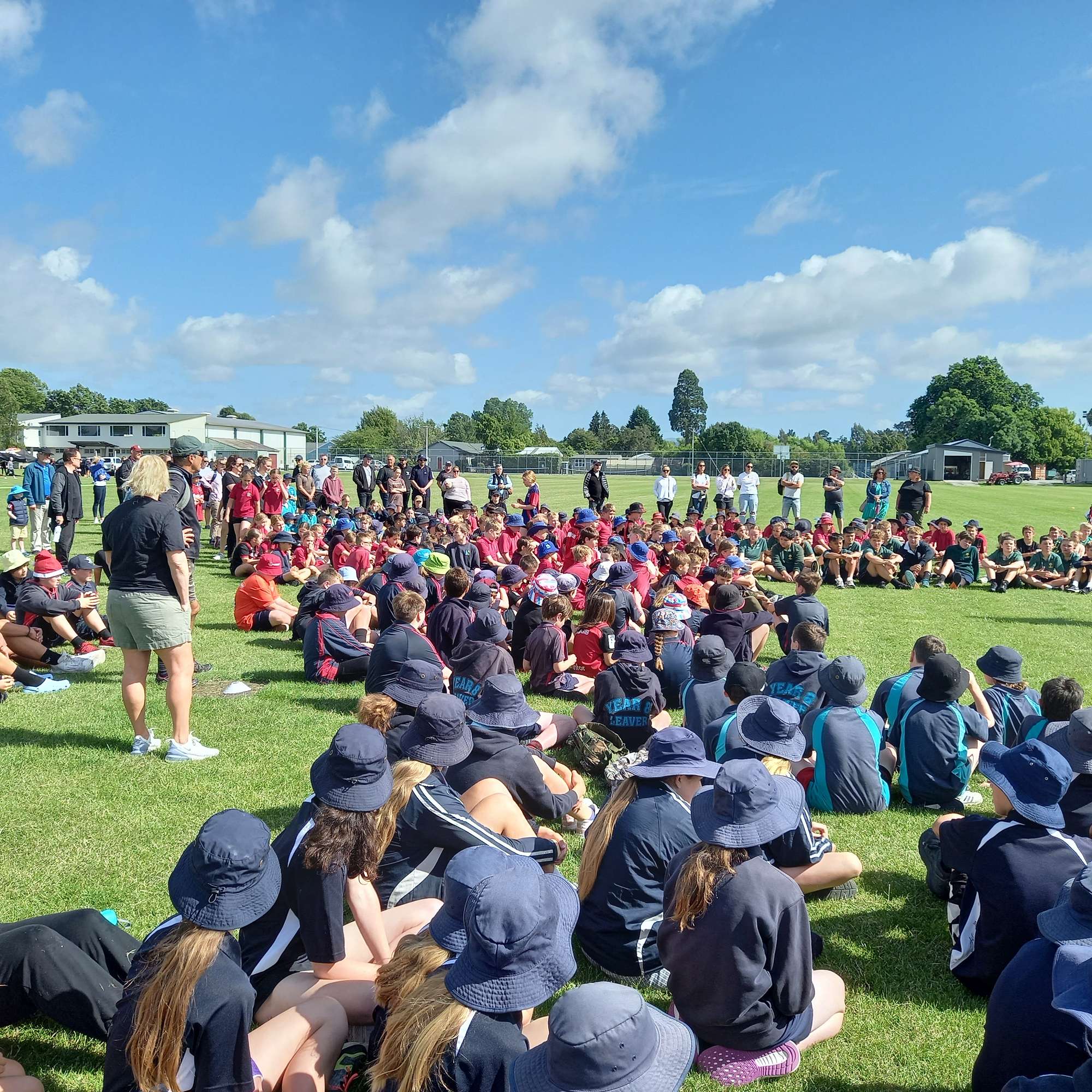 This morning all our Year 7 & 8's traveled down to Rangiora High school ...