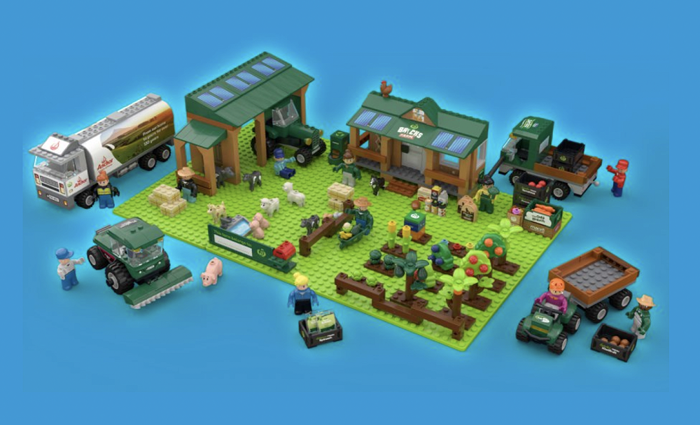 Countdown Farm Bricks