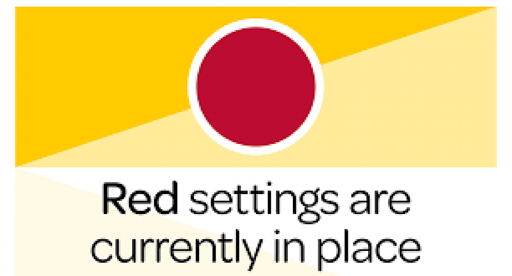 COVID Red Light Setting