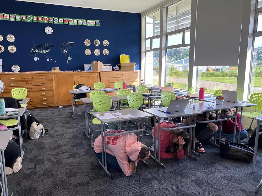 New Zealand Shake Out Drill — Queen's News Issue 18 2023