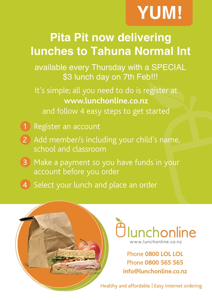 Pita Pit Lunch Online | Tahuna Normal Intermediate
