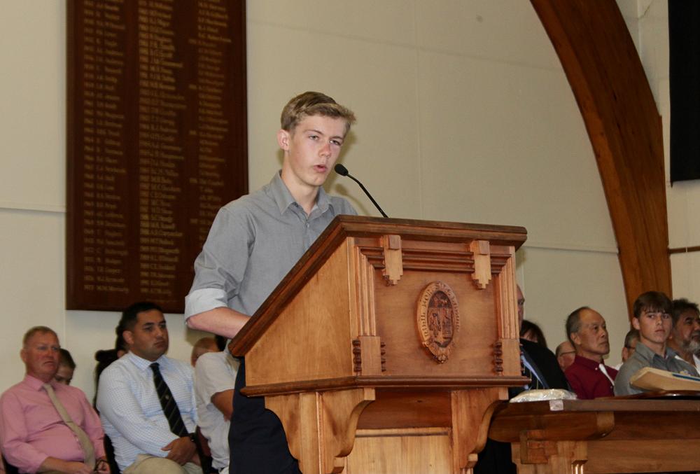 Head Prefect's Address