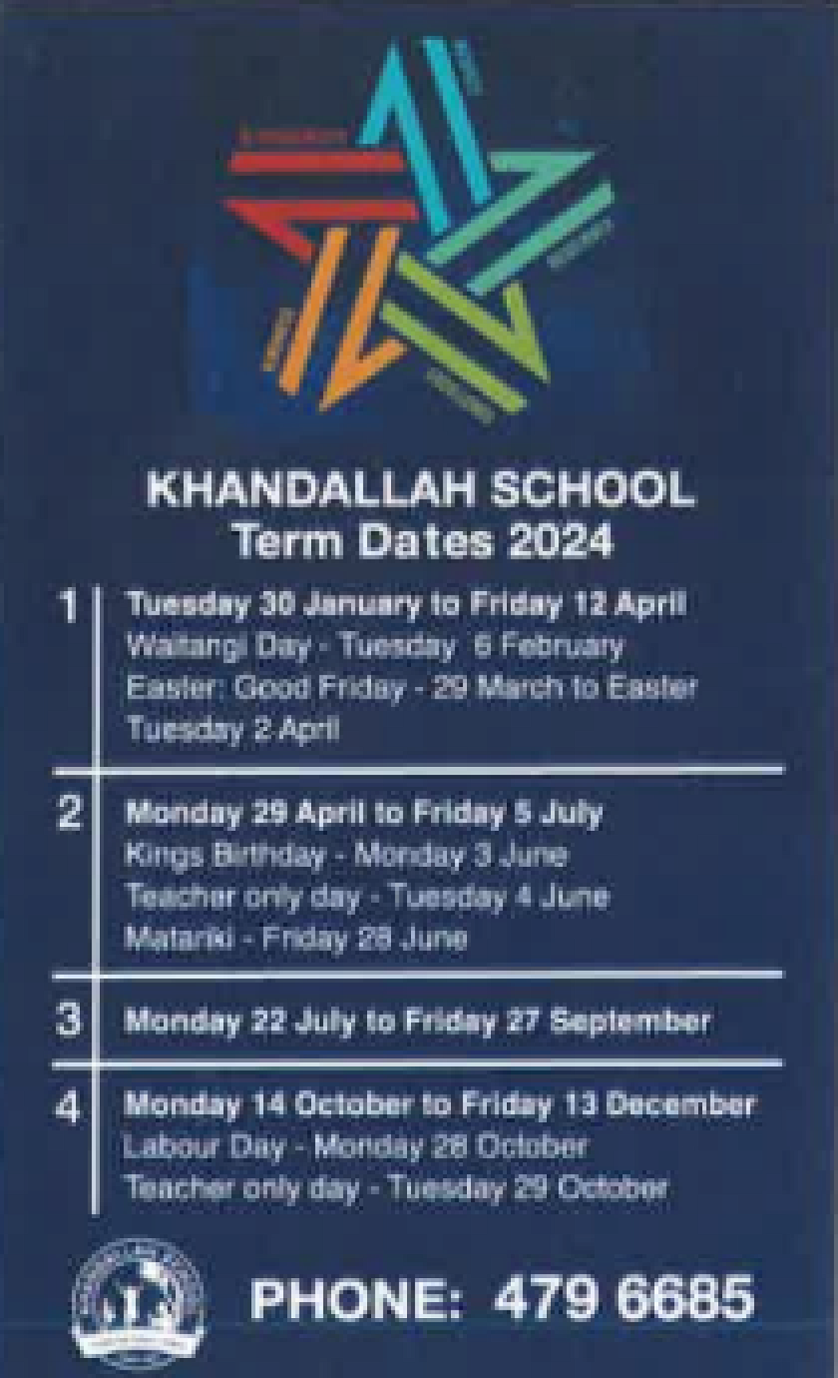 2024 Term Dates