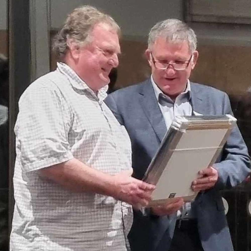 Brian Dunne honoured for services to rugby