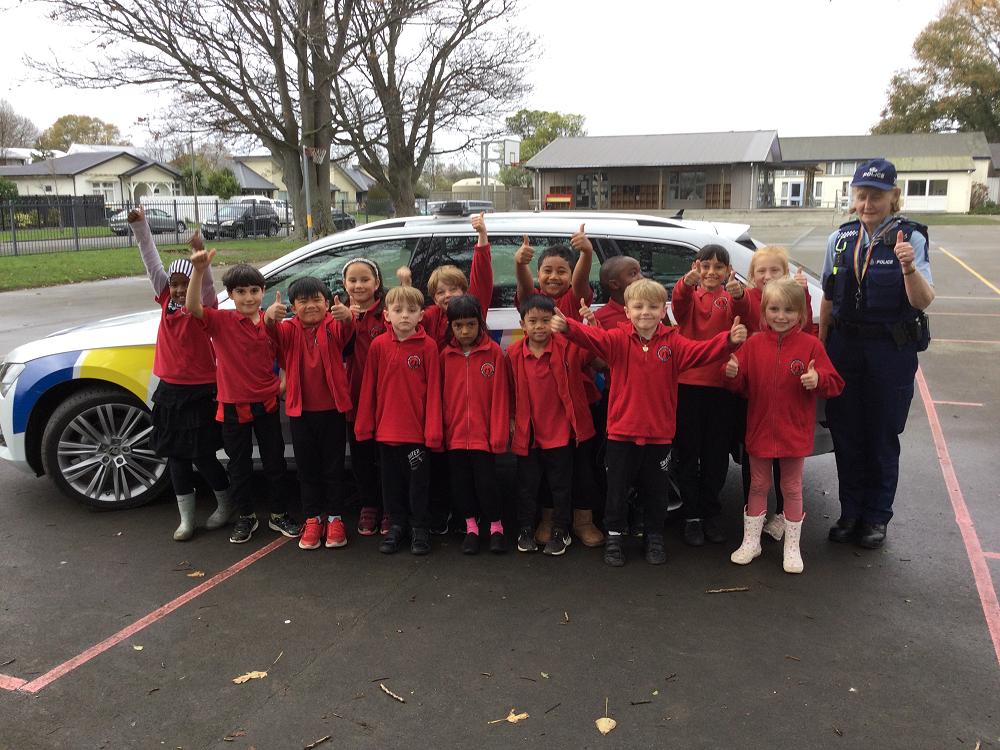 Constable Meg visiting Tawera 4