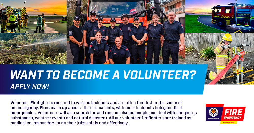 Want to become a Volunteer Firefighter?