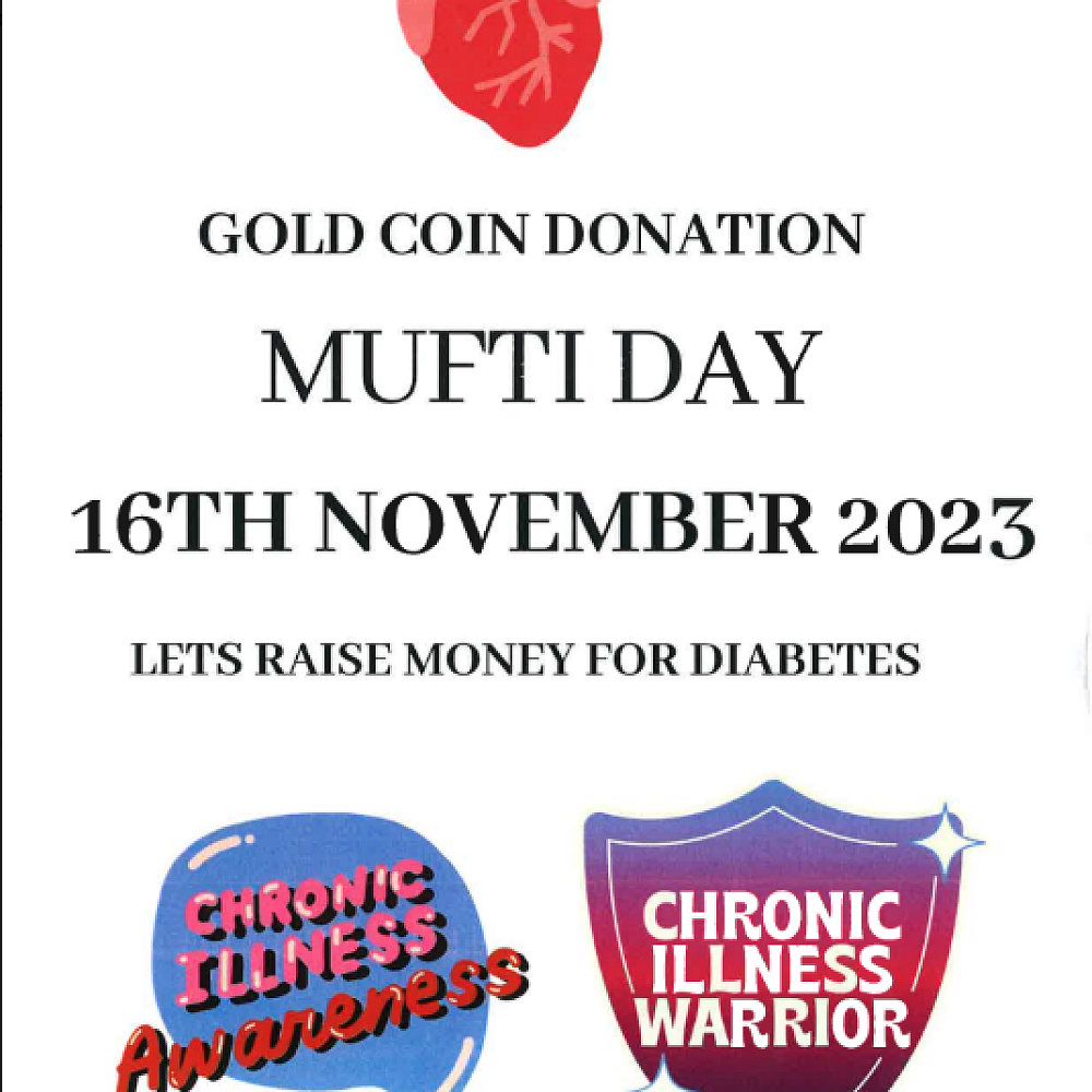Mufti Day/Wear Your Own Clothes Day - 16th November Gold Coin Donation ...