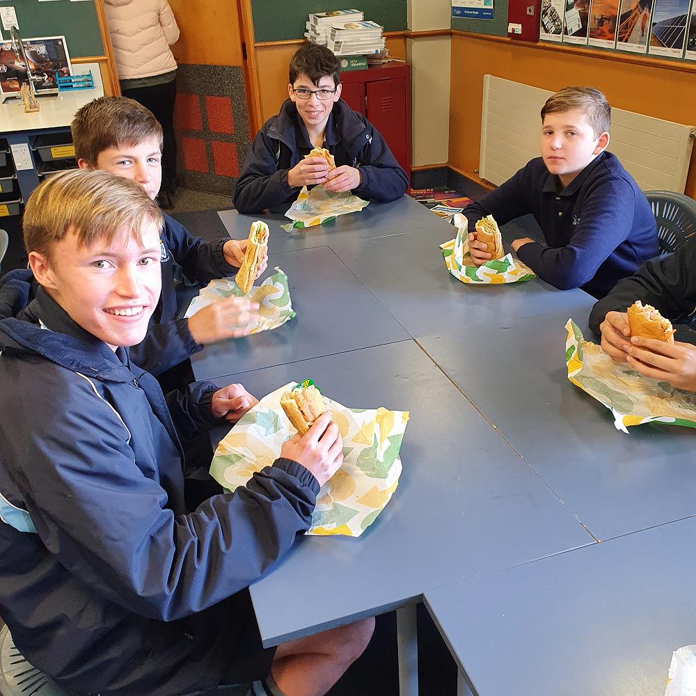 Classes win healthy lunch in Values Competition