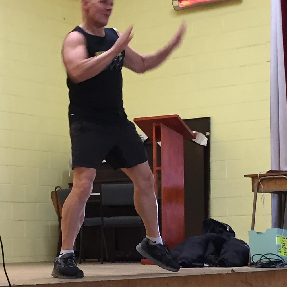 Visit from Mr Jump Jam - Brett Fairweather