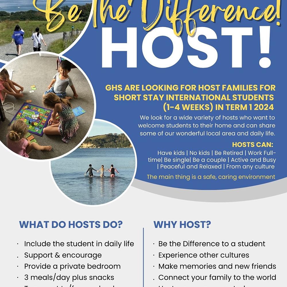 Homestay Hosts Needed for Term 1 - 2024