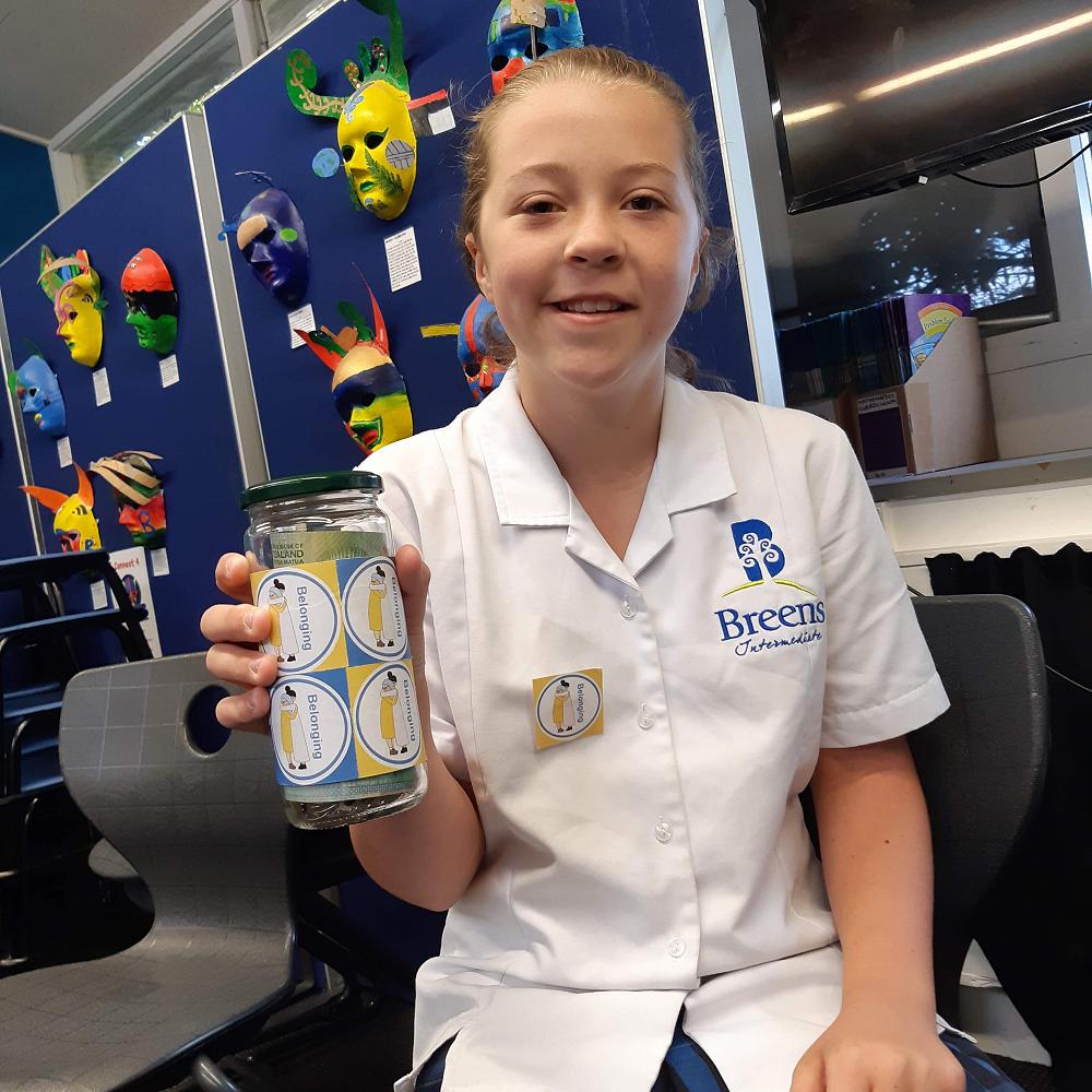 Breens students demonstrating our value of BELONGING this term