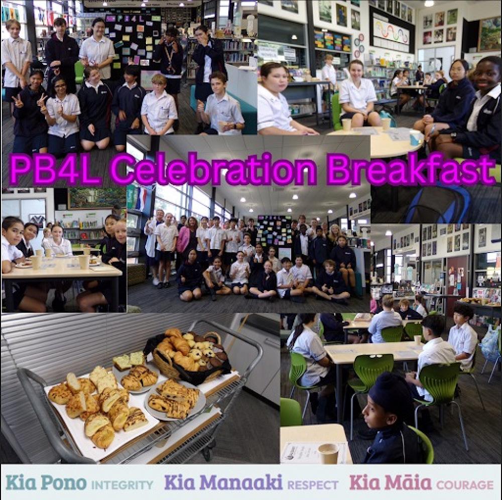 PB4L Celebration Breakfast — AJHS eNewsletter - Week 11, Term 1