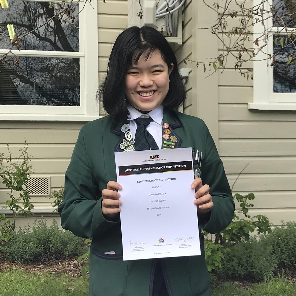 Angela Fu - Distinction Award winner in the Senior section of the 2019 ...