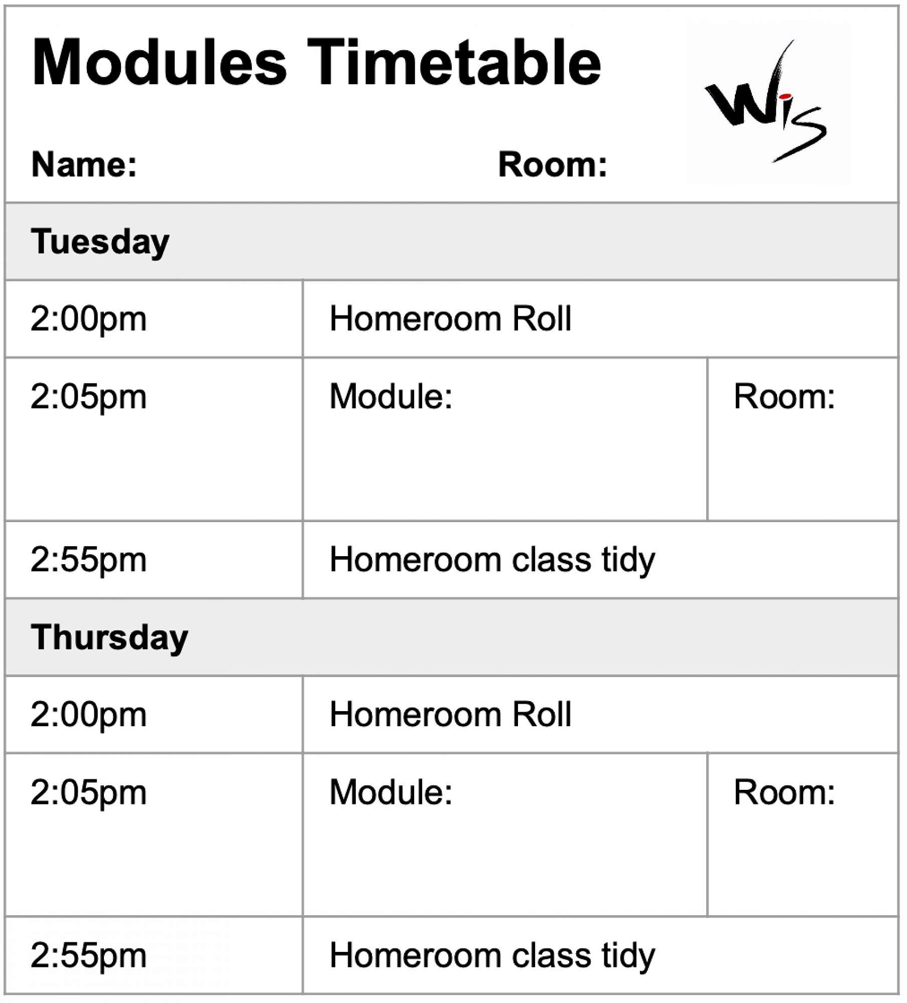 Term 2 Modules