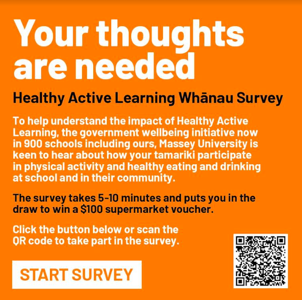 Healthy Active Learning Survey for PPS