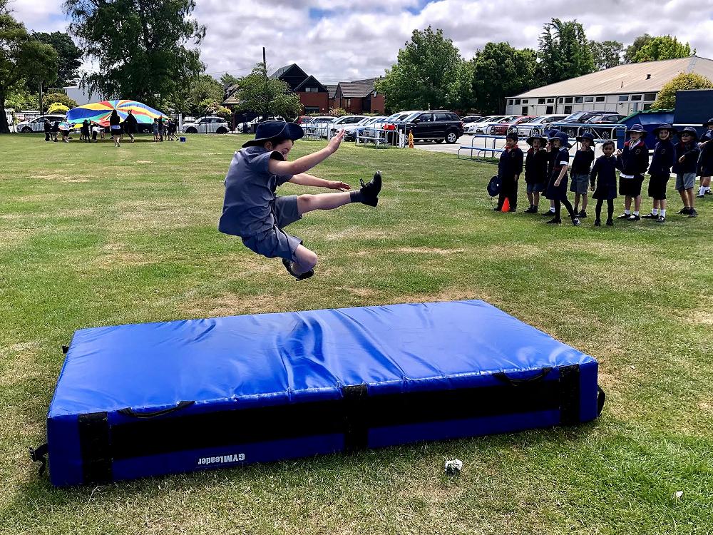 Practising for Run, Jump, Throw