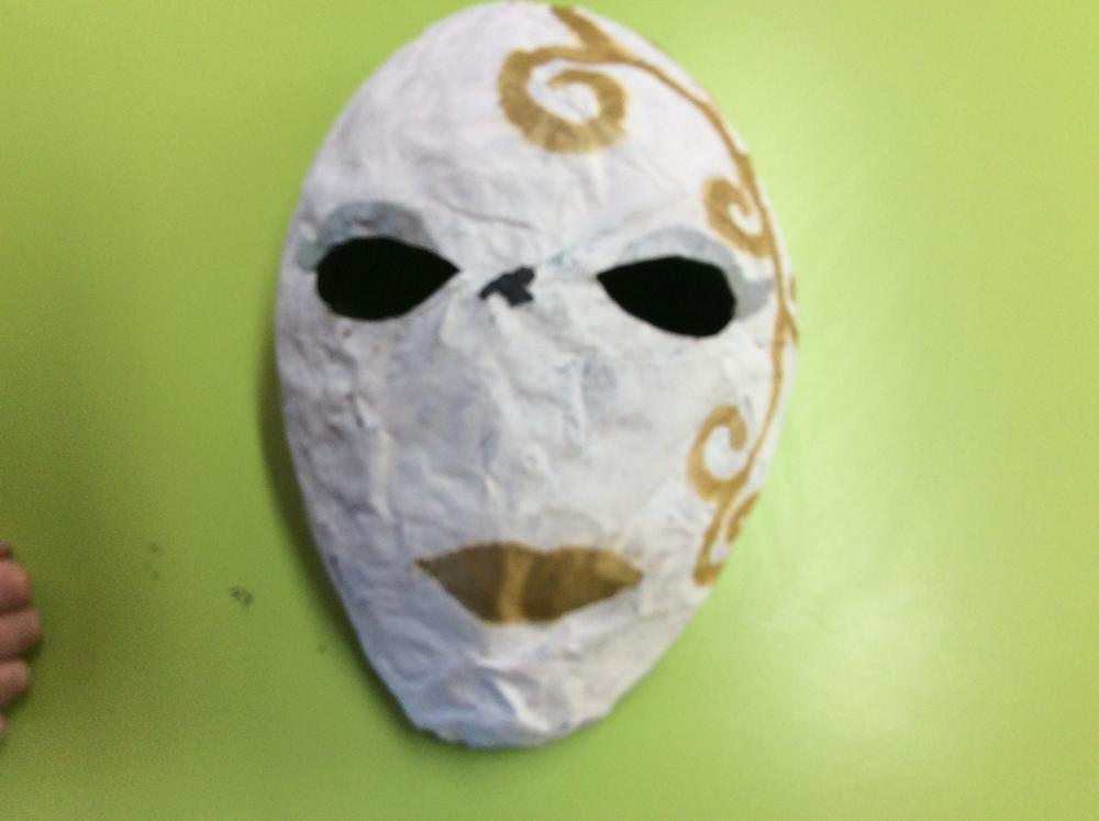 Painted balloon masks!