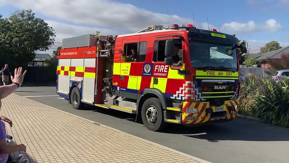 Video: Fire Engine Visit