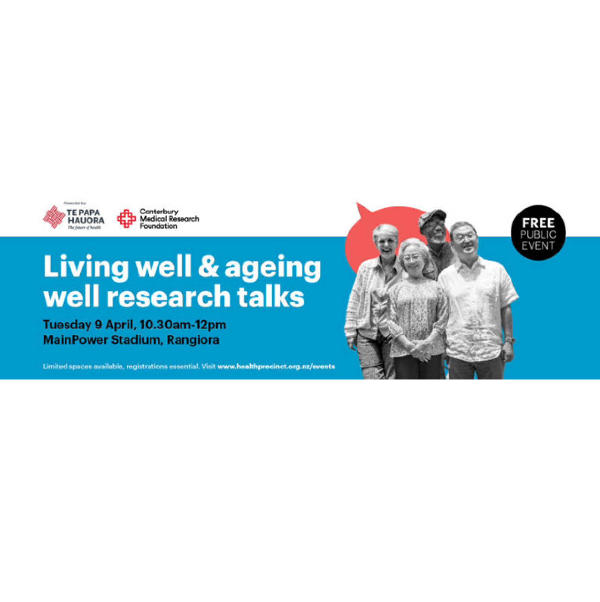 Living well & ageing well research talks