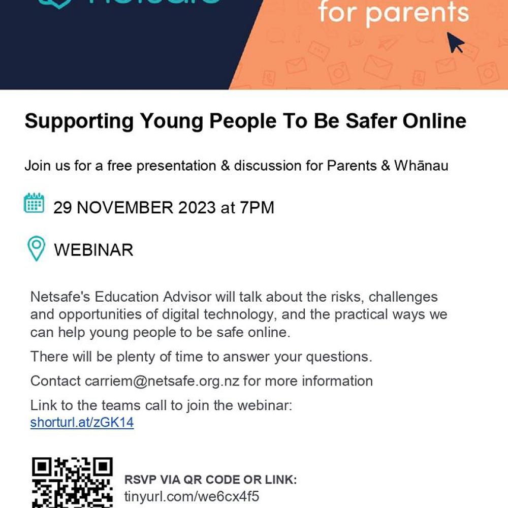 Netsafe - Supporting Young People To Be Safer Online — Friday, 24th ...