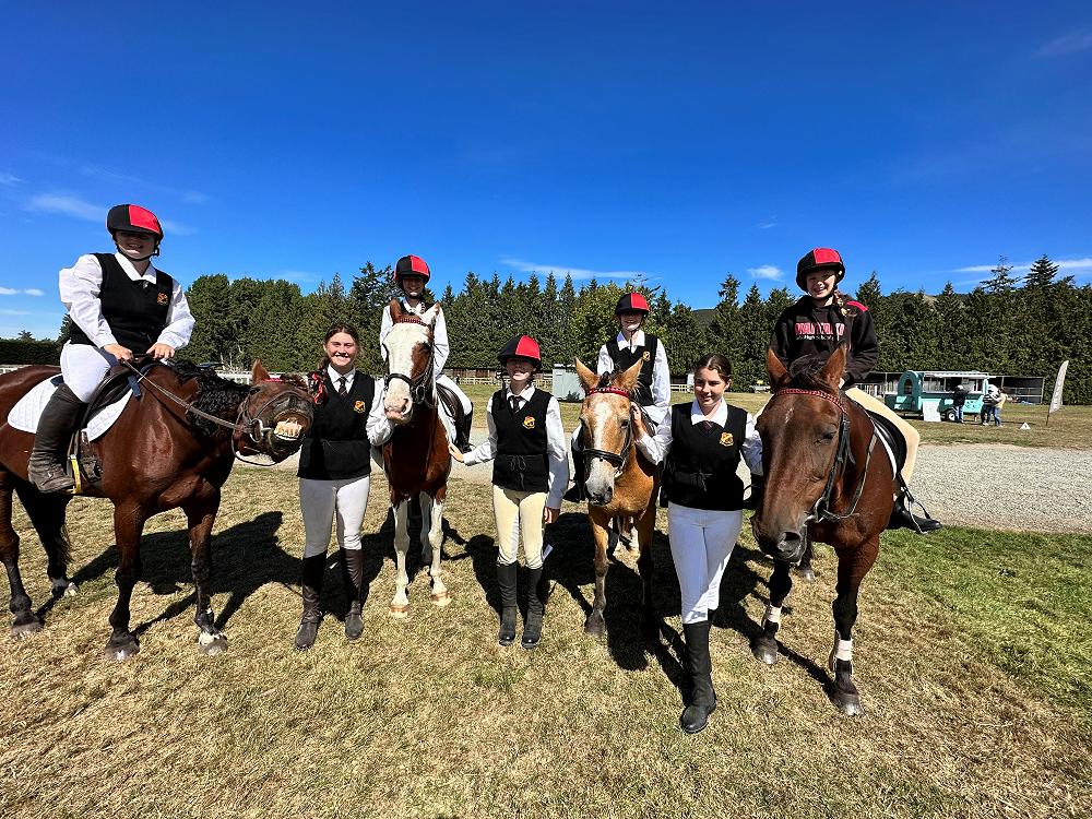 Waitaki Girls’ Equestrian team — Waitaki News, Week 7, Term 1.