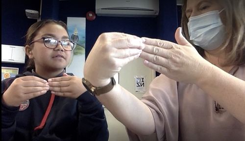 Video: We've been fingerspelling our way to reading!