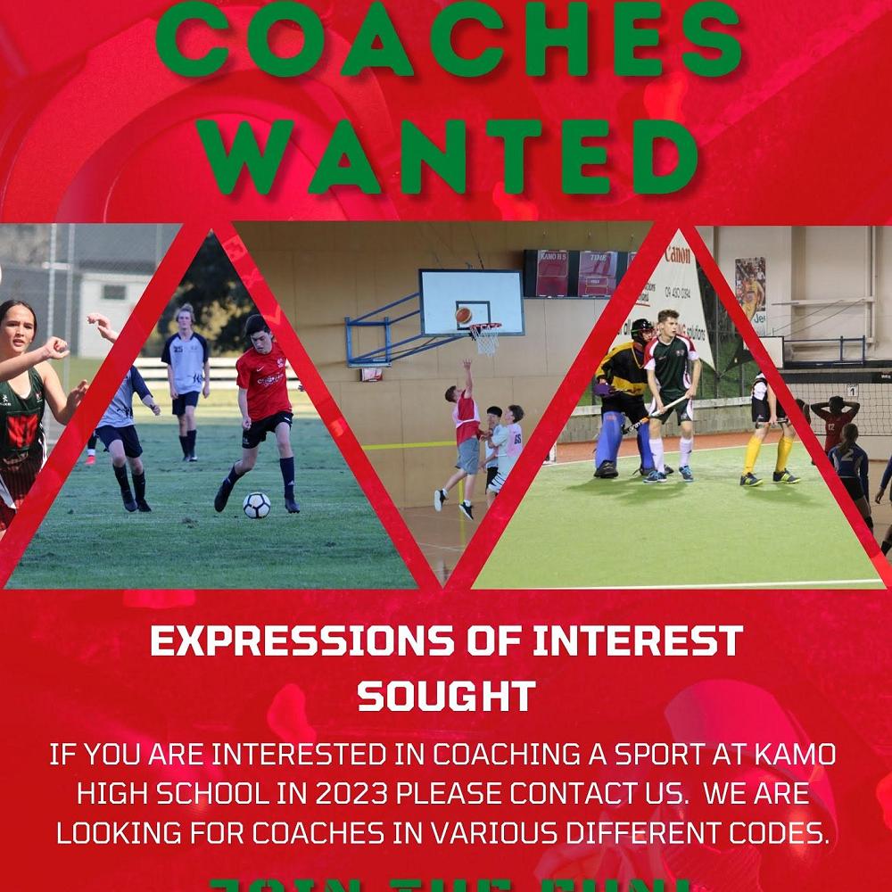 2023 Coaches Wanted