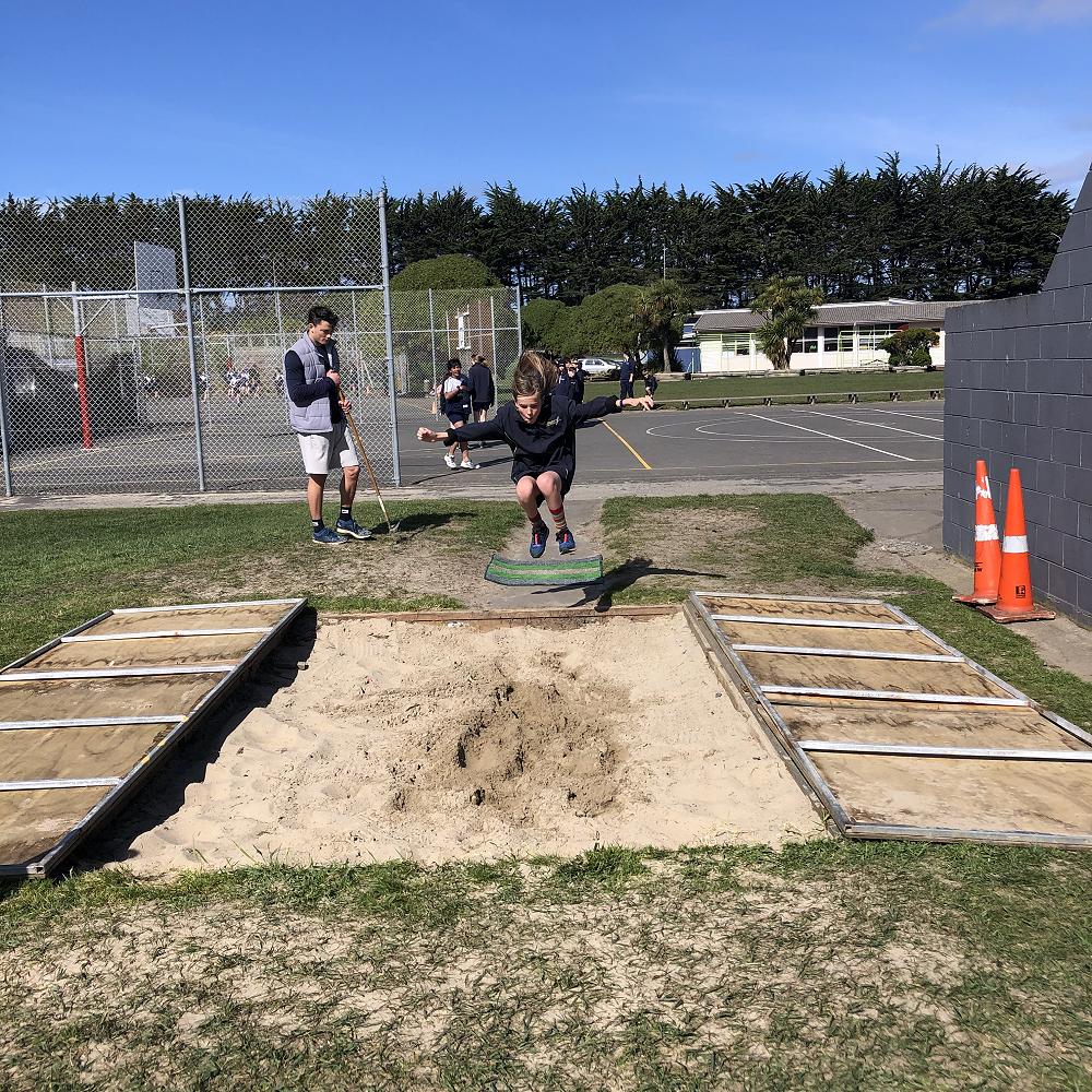 Long Jump with Kelly Sport